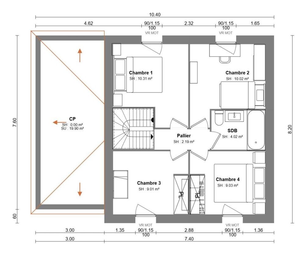 Annonce vente maison 6 pièces de 91m2 à Le mesnil-patry (14740 ...