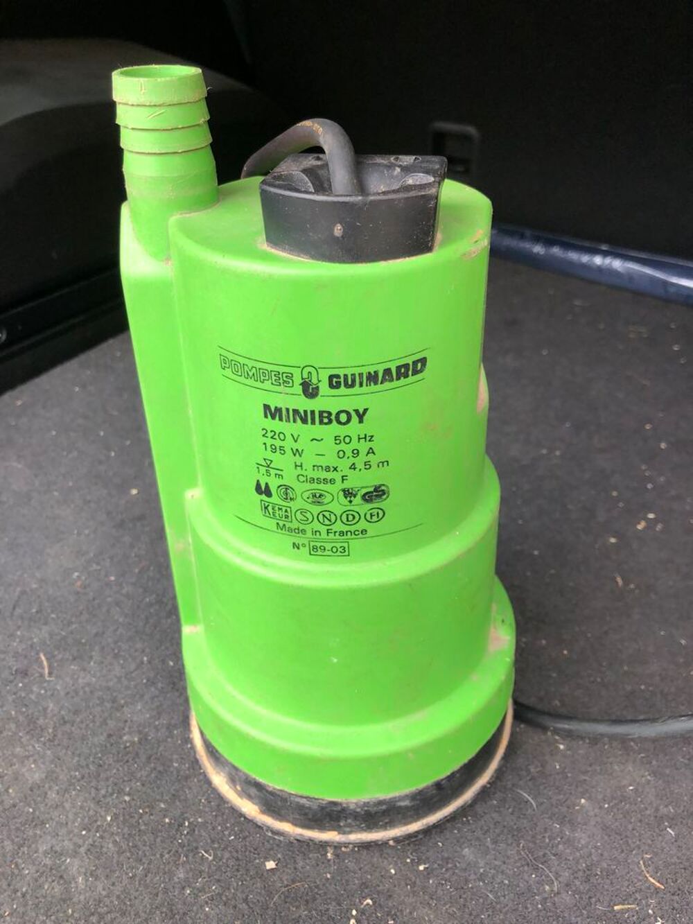 Achetez pompe pompe guinard occasion, annonce vente à Gravigny (27) WB169523648