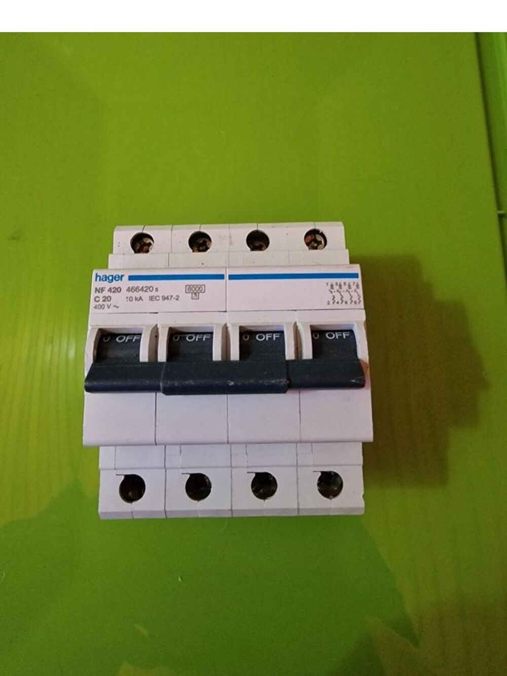 Achetez hager nf 420 occasion, annonce vente à Puy-Saint-Martin (26 ...