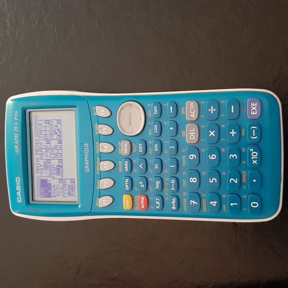 Achetez calculatrice casio quasi neuf, annonce vente à Saint-Florent-le ...