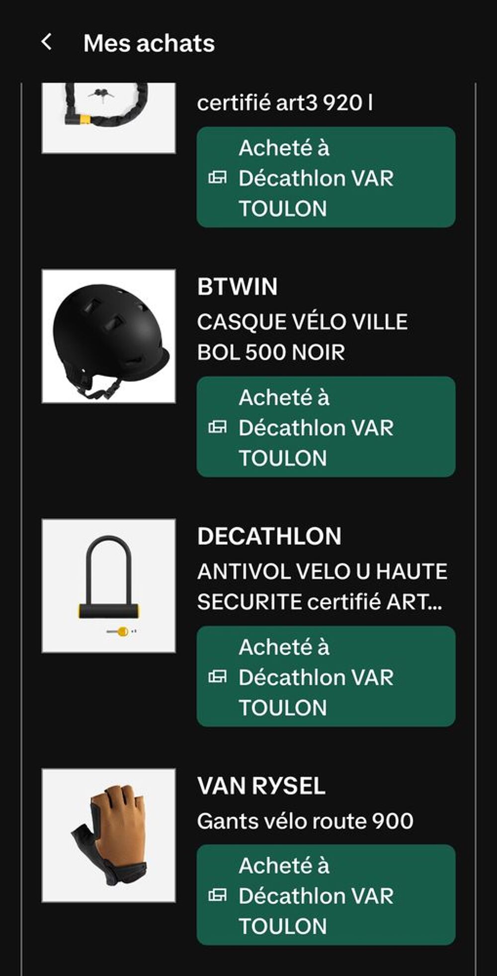 Achetez vélo elops ld (quasi occasion, annonce vente à Toulon (83 ...