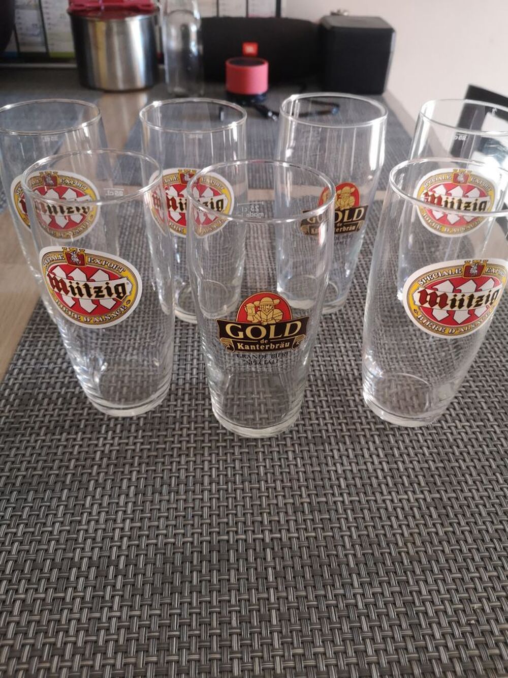 Achetez verres à bière neuf - revente cadeau, annonce vente à Saint-Clair-du-Rhône (38) WB172034647