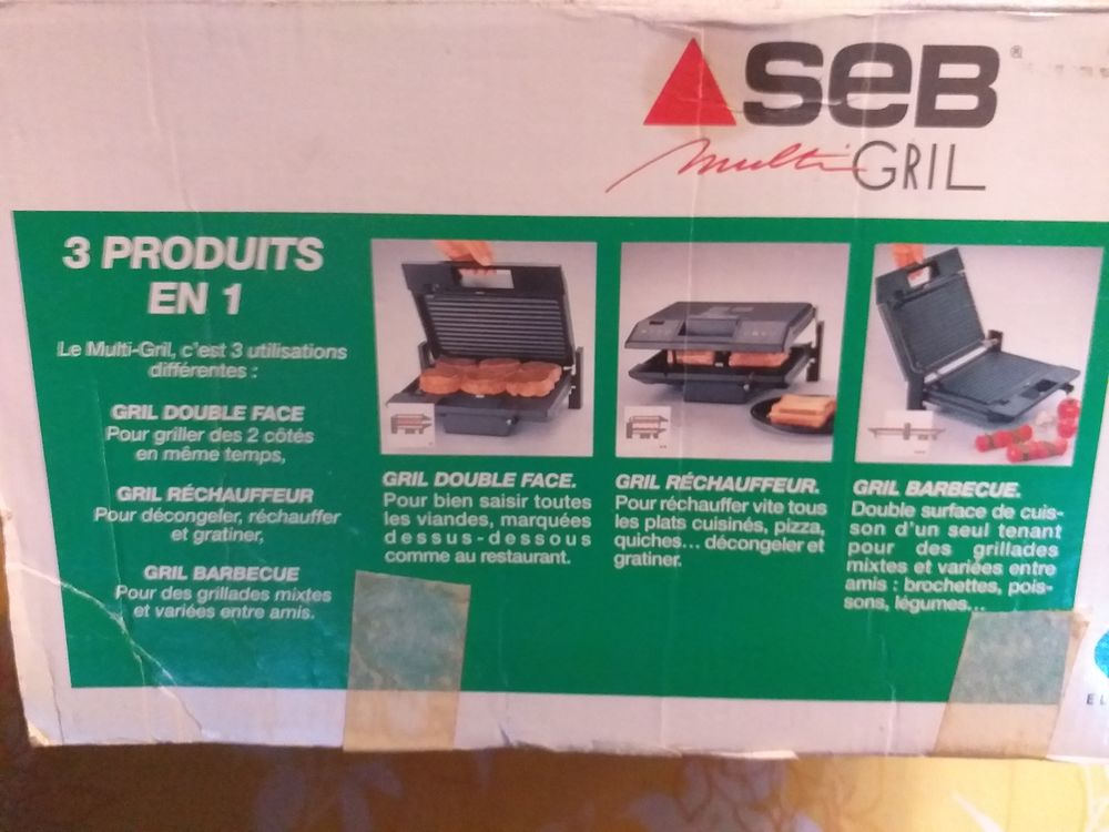 Achetez multi grill seb occasion, annonce vente à Marcq-en-Barœul (59 ...